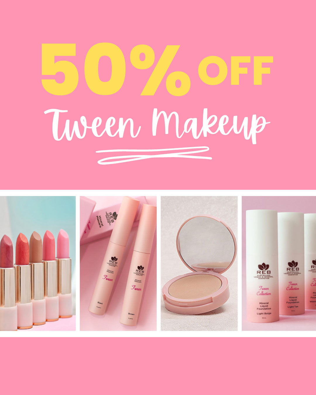 Shop The Best Natural Beauty Products In Austrailia | REB Cosmetics